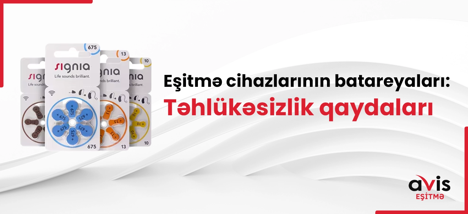 Eşitmə cihazlarının batareyaları: Təhlükəsizlik qaydaları